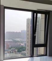 China Louver Curtain Type Aluminum Alloy Glass Folding Window for Double Layers Glass Doors for sale
