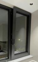 China Louver Curtain Type Aluminum Alloy Glass Folding Window for Double Layers Glass Doors for sale