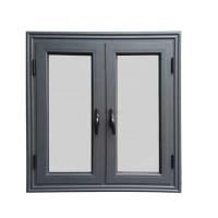 China Aluminum Glass Casement Window Design Style Postmodern Hanging Curtain Type Home Doors for sale