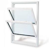 China Double Hung Replacement Aluminum Double Glazed Windows with VERTICAL Opening Pattern for sale