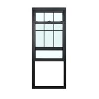 China Double Hung Replacement Aluminum Double Glazed Windows with VERTICAL Opening Pattern for sale