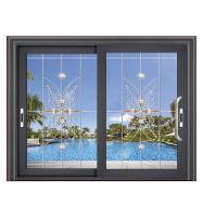 China Arch House Aluminum Alloy Glass Sliding Window with Magnetic Screen and Mosquito Net for sale