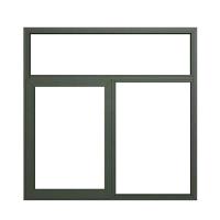 China Arch House Aluminum Alloy Glass Sliding Window with Magnetic Screen and Mosquito Net for sale