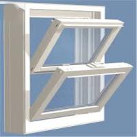 China White Magnetic Screen Double Hung Sash Windows for School Renovation Project Construction for sale