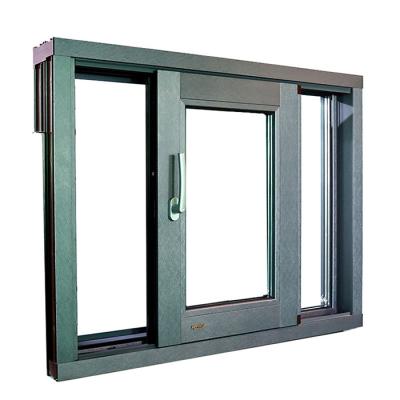 China Aluminum Alloy Glass Sliding Window 2023 Double Glazed Window Philippines for Toilet for sale