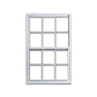 China Gray Fibreglass Top Bullet Proof Single Hung Windows with Energy and Anti Theft Features for sale
