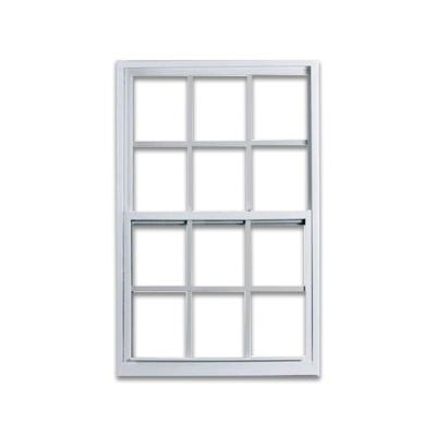 China Gray Fibreglass Top Bullet Proof Single Hung Windows with Energy and Anti Theft Features for sale