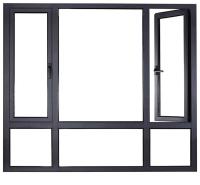 China 2023 Custom 48 X 60 Casement Window Aluminum Glass for Folding Screen in Commercial for sale