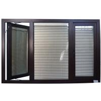 China Bedroom Matching Picture Window with Magnetic Screen and Double Glazed Black Steel for sale