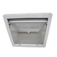 China Bedroom Matching Picture Window with Magnetic Screen and Double Glazed Black Steel for sale