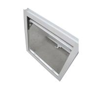 China Bedroom Matching Picture Window with Magnetic Screen and Double Glazed Black Steel for sale