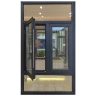 China Chinese Top White Frame Aluminum Alloy Casement Windows for Security and Louvre for sale