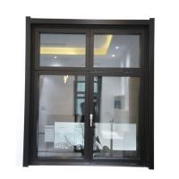 China Chinese Top White Frame Aluminum Alloy Casement Windows for Security and Louvre for sale