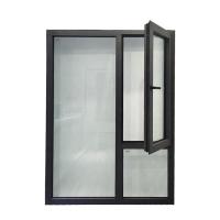 China Waterproof Sliding Glass Folding Window Ranked 1 In Casement Windows Magnetic Screen for sale