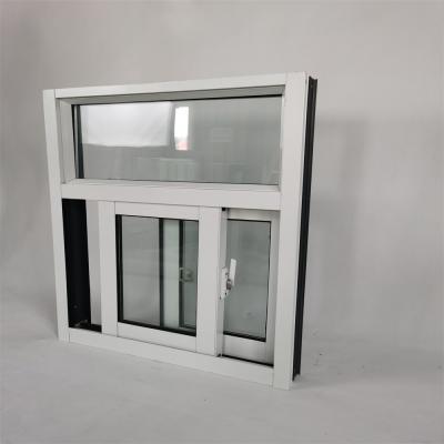China Heat Insulation Aluminum Sliding Windows for House Horizontal Opening Pattern for sale