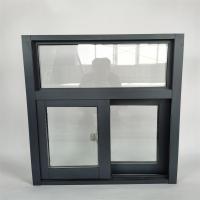 China Modern Aluminum Sliding Window with Heat Insulation Function and Hanging Curtain Type for sale