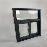 China Modern Aluminum Sliding Window with Heat Insulation Function and Hanging Curtain Type for sale
