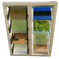 China Hotel Custom Windows Latest Aluminium Louver Window Shutter for Indoor Decoration for sale