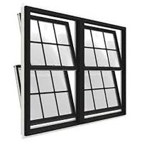 China Aluminum Bathroom Double Glazed Tilt And Turn Windows for Passive House in Australia for sale