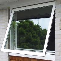 China Top Chinese Awning Windows with Double Glass and FiberGlass Screen Netting Material for sale