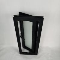 China Modern House Window Hurricane Impact Tempered Glass Double Glazed Aluminum Casement Window for sale