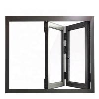 China 2023 Aluminium Folding Window with Heat Insulation Function and Low-E Tempering Glass for sale