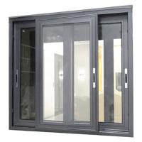 China Australia Standard Hurricane Proof Double Glaze Temper Glass Casement Horizontal Window for sale