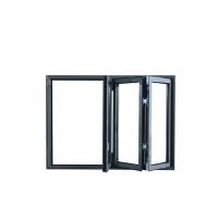 China Versatile Magnetic Screen Aluminum Windows for Australia Standard Horizontal Bifold for sale
