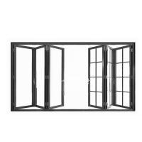 China Versatile Magnetic Screen Aluminum Windows for Australia Standard Horizontal Bifold for sale