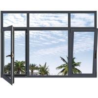 China 60 x 48 Aluminum Casement Windows with Modern Design and Stainless Steel Screen Netting for sale