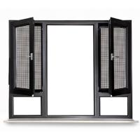 China 60 x 48 Aluminum Casement Windows with Modern Design and Stainless Steel Screen Netting for sale