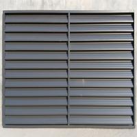China Hurricane Outdoor Metal Jalousie Exterior Aluminum Window with Built-in Shutters Security for sale