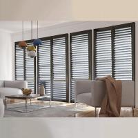 China Hotel Electric Louvre Retractable Roman Fire Rated Safety Shutters with Side Motor for sale
