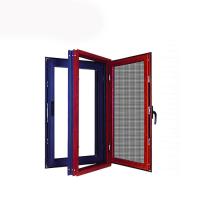 China Aluminum Alloy Triple Pane Casement Windows and Doors with Built-in Security Mesh for sale