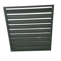 China Hotel Electric Louvre Retractable Roman Fire Rated Safety Shutters with Side Motor for sale