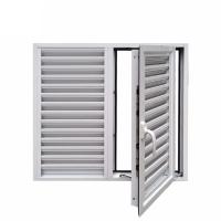 China Hotel Electric Louvre Retractable Roman Fire Rated Safety Shutters with Side Motor for sale