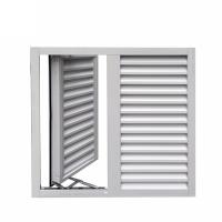 China Hotel Electric Louvre Retractable Roman Fire Rated Safety Shutters with Side Motor for sale