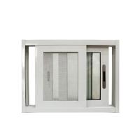 China 2023 Folding Screen Aluminum Sliding Window with Tempered Glass and Motorized Function for sale