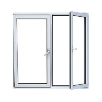 China Hurricane Proof Double Glaze Tempered Glass Casement Window with Aluminum Alloy Frame for sale