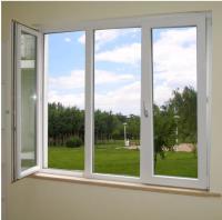 China Aluminum Alloy Frame Custom Design Casement Insulated Window Door With Security Mesh for sale