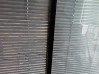 China Home Office Aluminium Glass Sliding Windows with Vertical Shades and Built-In Blinds for sale