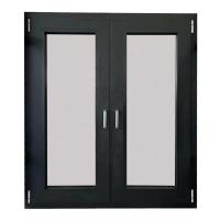 China Aluminum Alloy Customized Casement Window with Double Glazing and Folding Screen for sale