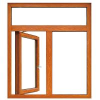 China Aluminum Alloy Customized Casement Window with Double Glazing and Folding Screen for sale