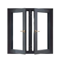 China Aluminum Alloy Customized Casement Window with Double Glazing and Folding Screen for sale