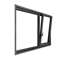 China Aluminum Alloy Customized Casement Window with Double Glazing and Folding Screen for sale