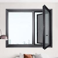 China Residential Function Heat Insulation 60 x 48 Aluminum Casement Window for House Building for sale