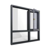 China Aluminum Profile Villa Home Soundproof Casement Windows with Heat Insulation Advantage for sale
