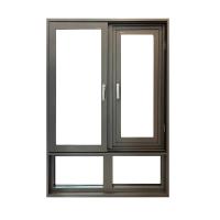 China Aluminum Profile Villa Home Soundproof Casement Windows with Heat Insulation Advantage for sale