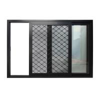 China Modern Design Double Glazed Sliding Windows with Customized Color and Aluminium Frame for sale