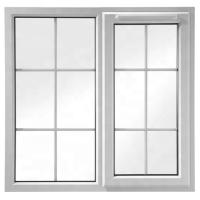 China Traditional Design Upvc Casement Window with Heat Insulation and Waterproof Advantage for sale